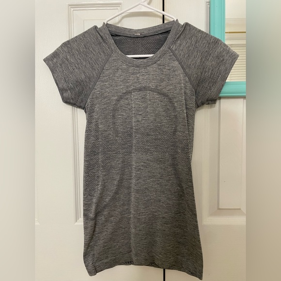 lululemon athletica | Tops | Lululemon Grey Swiftly Tech Short Sleeve Shirt 2 | Poshmark